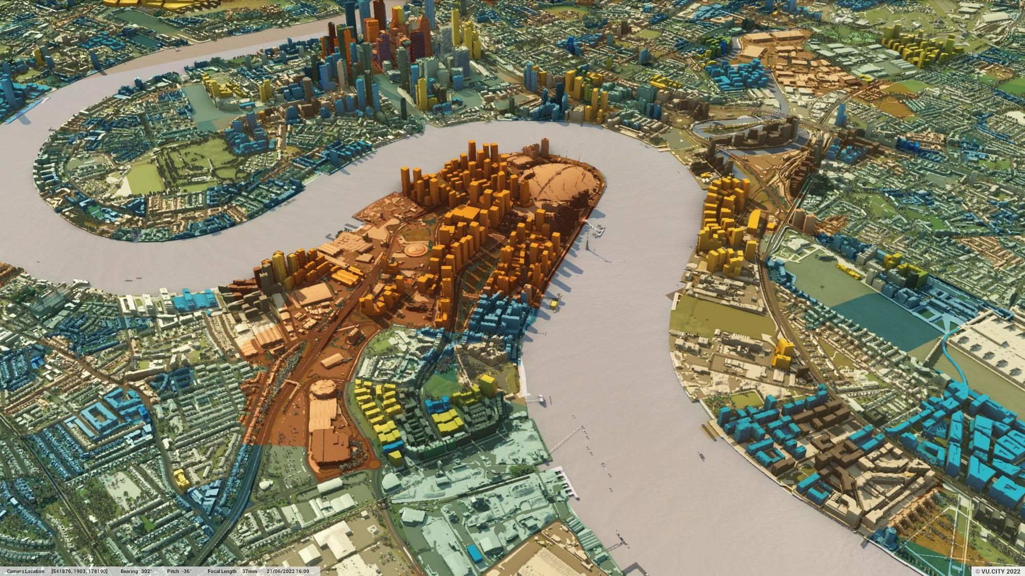 3D Model of London & Digital Twin for Urban Planning & Design