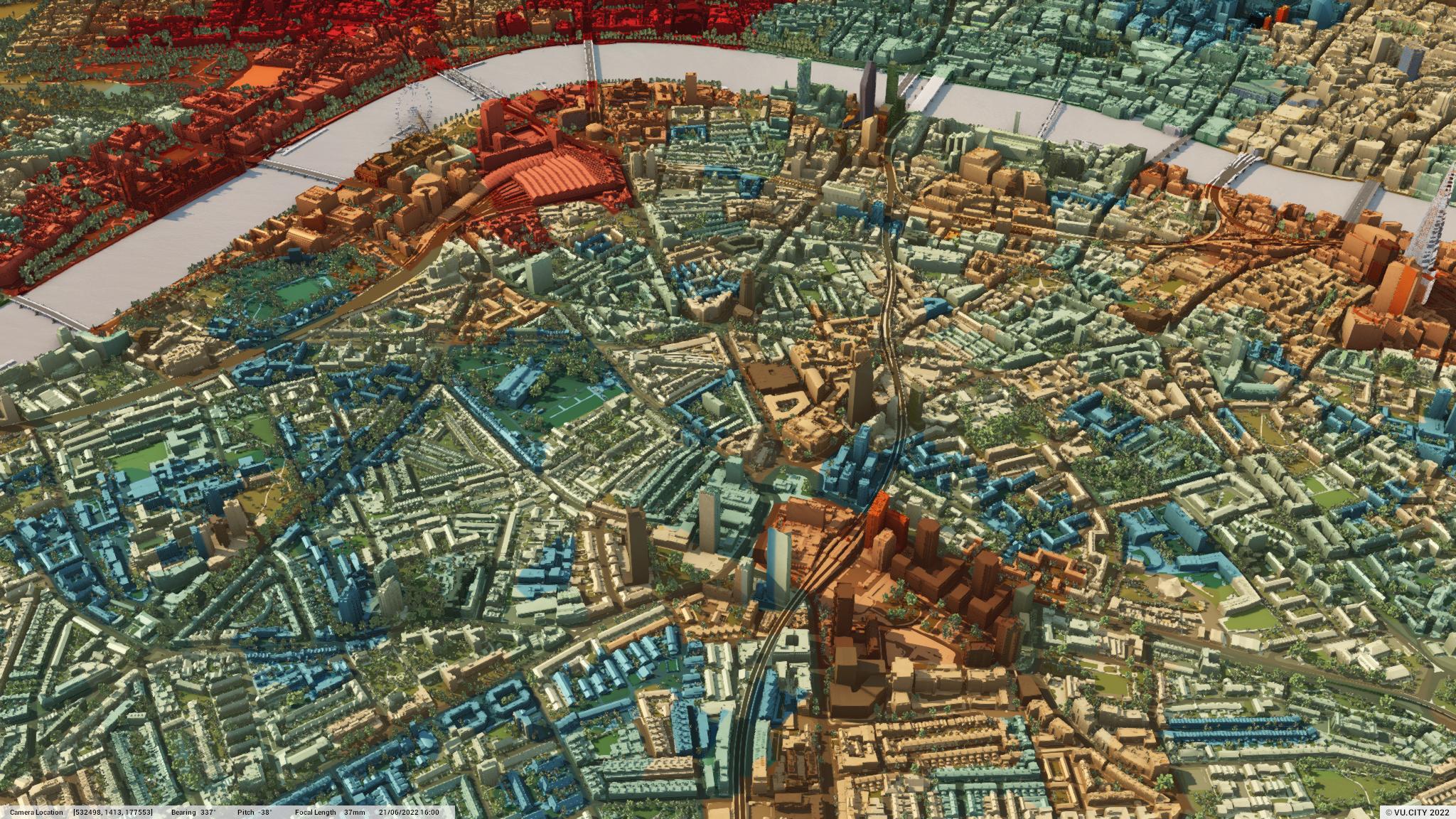 3D Model of London & Digital Twin for Urban Planning & Design