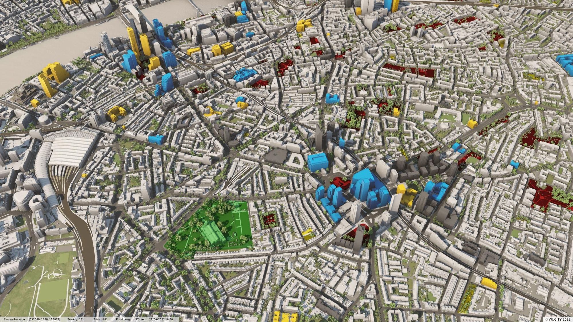 3D Model of London & Digital Twin for Urban Planning & Design
