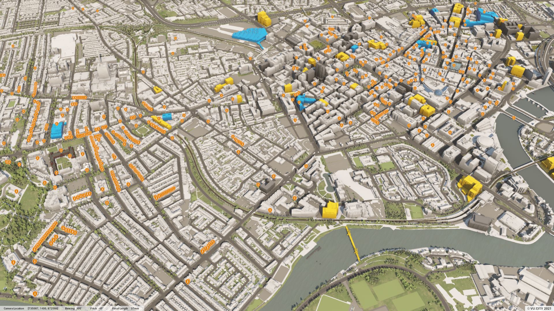3D Model of Belfast & Digital Twin for Urban Planning & Design